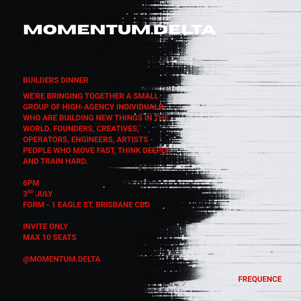 MOMENTUM.DELTA - BUILDERS DINNER – FORM